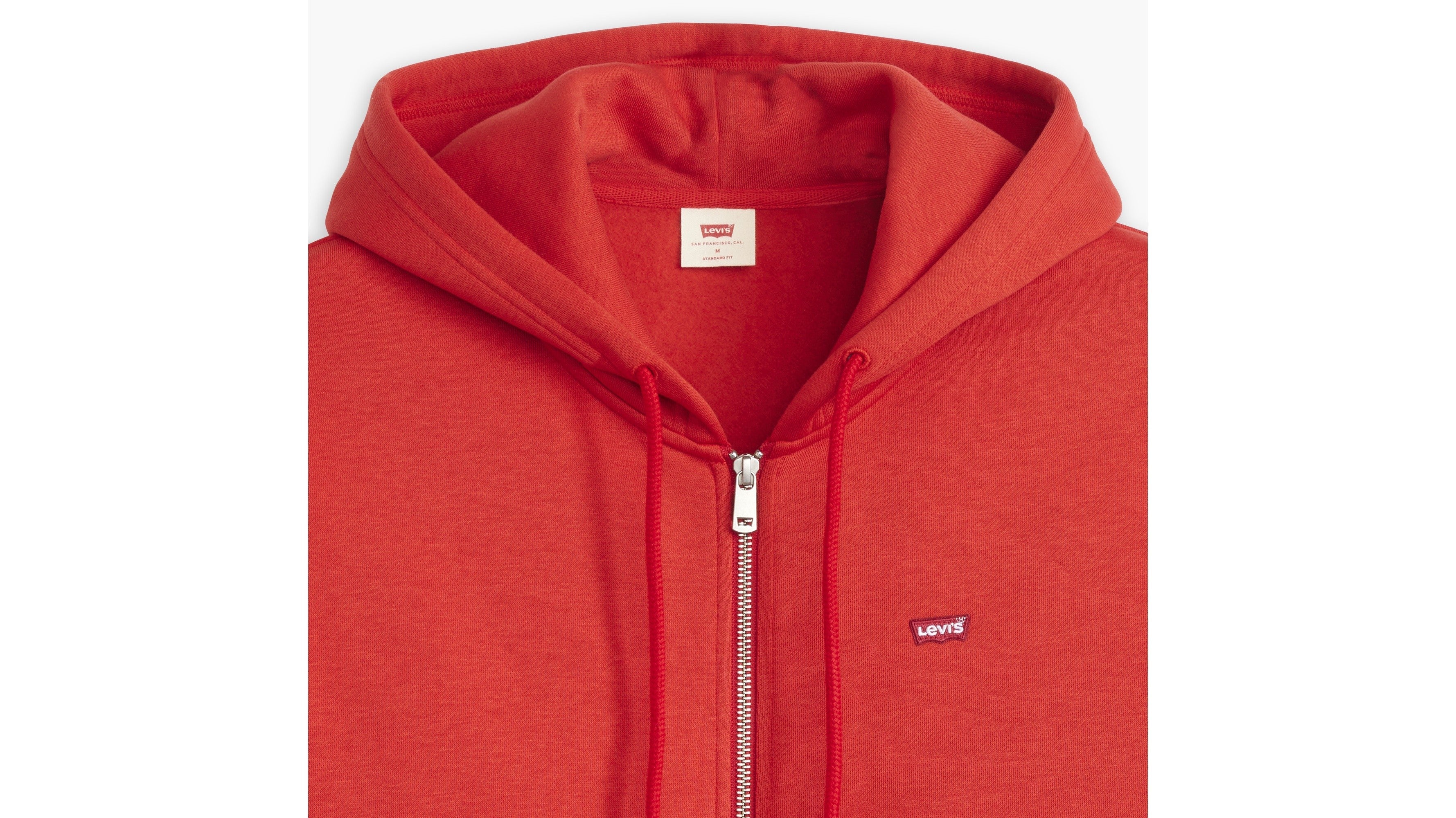 Levi's® Men's Classic Housemark Zip-Up Hoodie - Molten Lava | Levi's ID